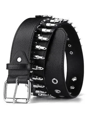 Accessories | Studded Belts Women Stud Punk Rock Woman Girls Black ...